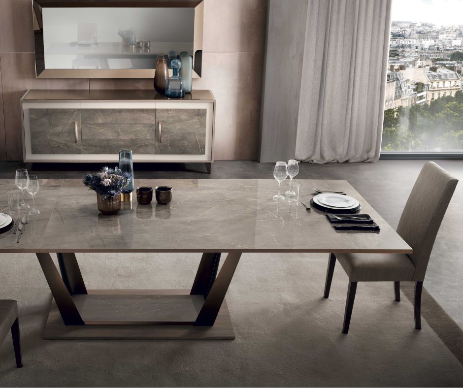 Modern Dining Table - Ambra Square Dining Table for Stylish Homes – Le ...